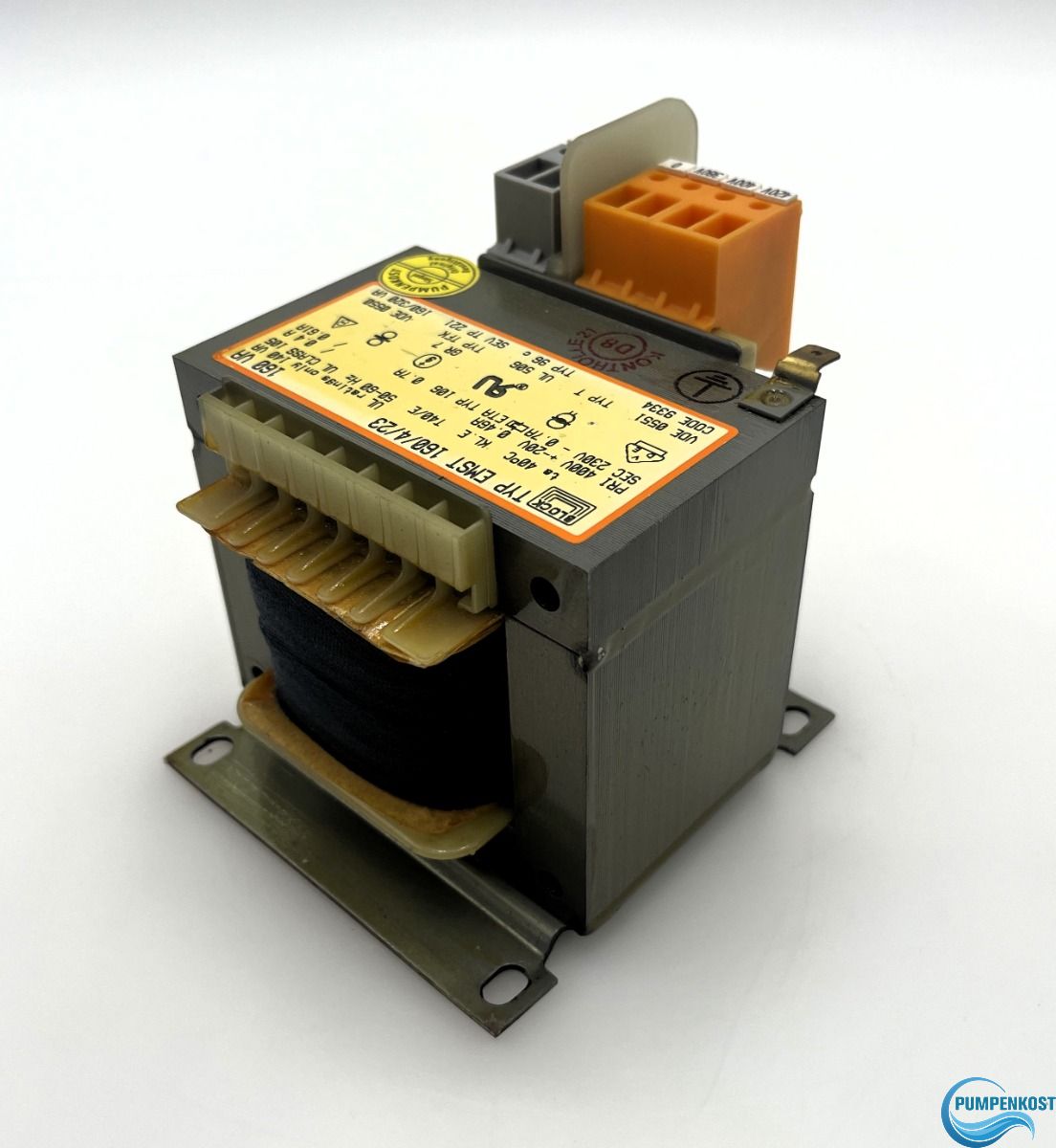 Block EMST 160/4/23 Trafo pri. 400V sek 230V 160VA T10/182